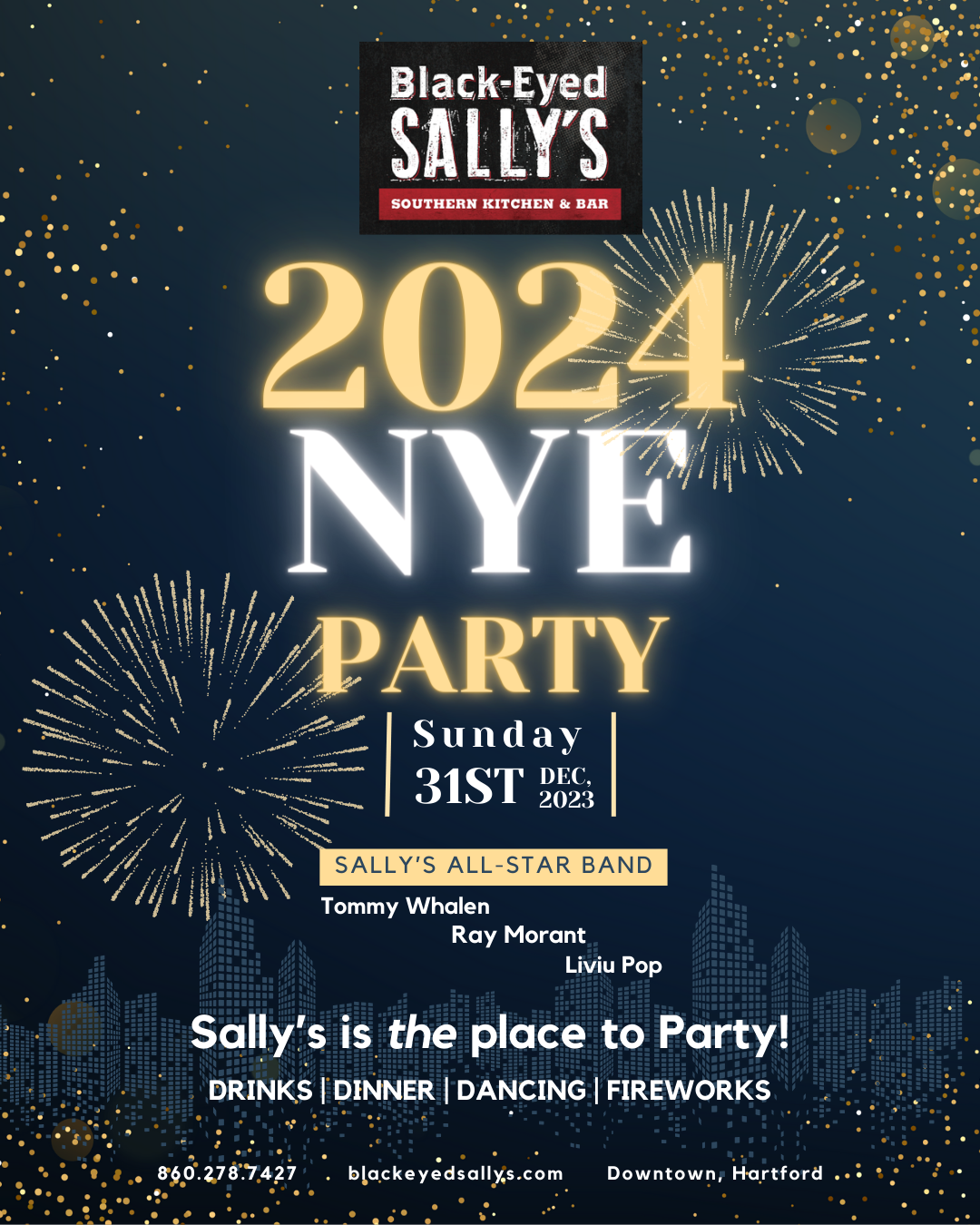 NYE Bash w/ Sally's All-Star Band - Black Eyed Sally's